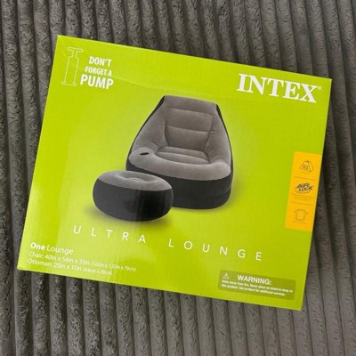 Intex 68564ep Ultra Lounge Inflatable Chair: Built-in Cupholder ...