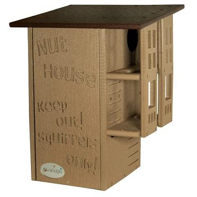 Jcs Wildlife Brown & Tan Ultimate Squirrel House Nesting Box - A ...