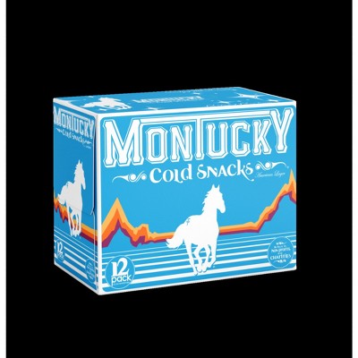 Montucky Cold Snacks Lager Beer - 12pk/12 Fl Oz Cans : Target