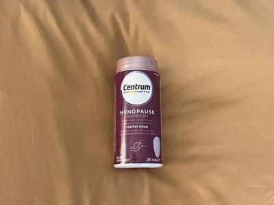 Centrum Menopause Support Restful Sleep Vitamin Tablets - 28ct : Target