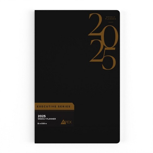 5x8, Weekly Planner, Black, Burgundy Brown (48 Packs) : Target