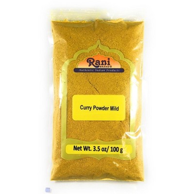 Curry Powder Mild, Indian 10-spice Blend - 3.5oz (100g) - Rani Brand ...