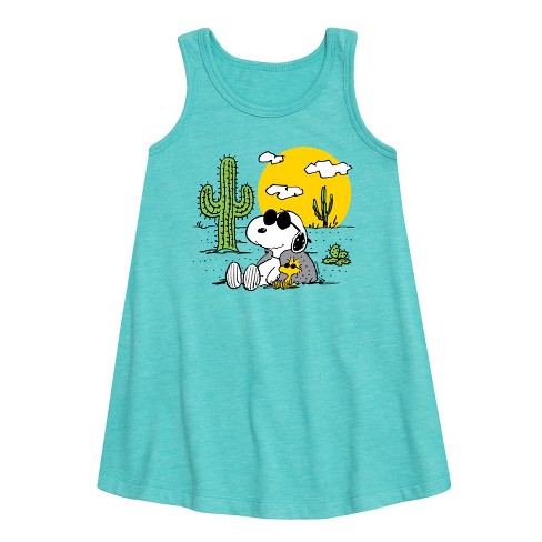 Peanuts Snoopy & Woodstock - Turquoise - 3t : Target