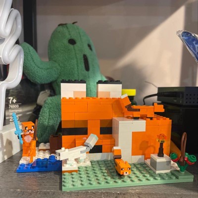 Lego Minecraft The Fox Lodge House Animals Toy 21178 : Target