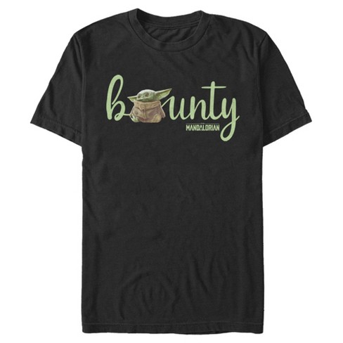 Men's Star Wars The Mandalorian The Child Bounty Cursive T-shirt ...