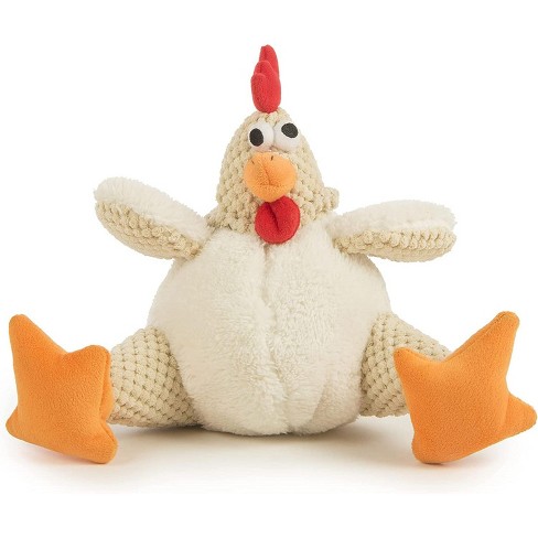 Godog Checkers Squeaky Plush Dog Toy, Chew Guard Technology, Sitting ...