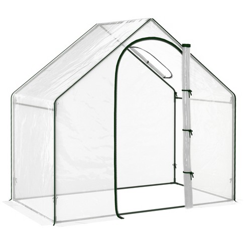 Outsunny 71'' X 39'' X 66'' Walk In Greenhouse Portable Hot House For ...