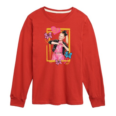 Boys' Jojo Siwa Jojo Love Long Sleeve Graphic T-shirt - Red - Large ...