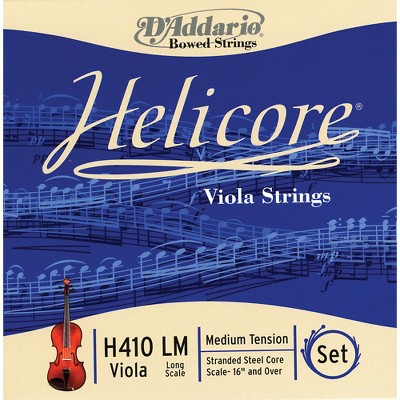 D'addario H410 Helicore Viola String Set 16+ Long Scale Medium : Target