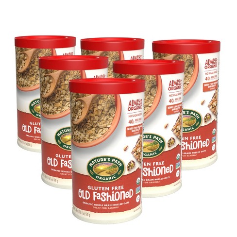 Nature's Path Organic Gluten Free Old Fashioned Oatmeal - 6ct / 18oz ...