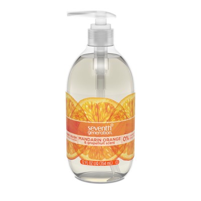 Seventh Generation Mandarin Orange & Grapefruit Liquid Hand Soap - 12 ...