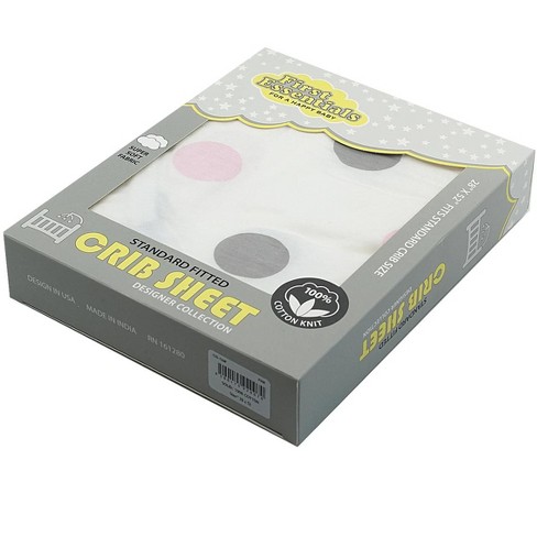 First Essentials 100% Cotton 28"x 52" Standard Fitted Crib Sheet ...