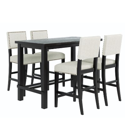 5-piece Counter Height Dining Set Espresso-modernluxe : Target