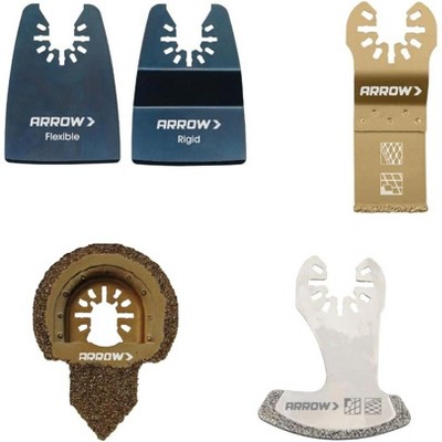 Arrow OSCTILE-EK 5-Piece Oscillating Tool Blade Kit : Target