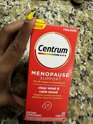 Centrum Menopause Support Clear Mind And Mood Vitamin Tablets - 30ct ...