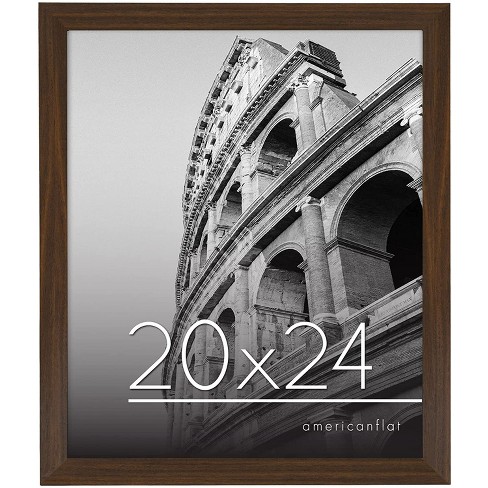 Americanflat 20x24 Poster Frame In Walnut With Polished Plexiglass ...