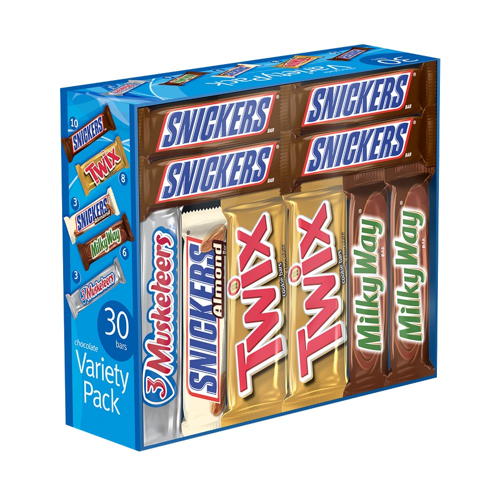 UPC 040000482901 - Mars Chocolate Full Size Candy Bars Assorted Variety ...