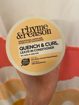 Rhyme & Reason Quench And Curl Leave-in Conditioner - 10.8 Fl Oz : Target