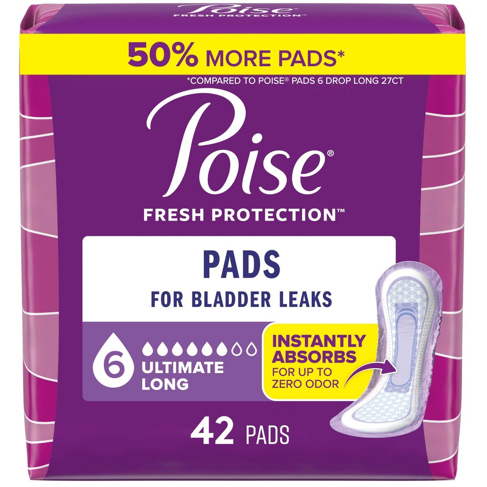 UPC 036000563962 - Poise Ultimate Absorbency Incontinence Pads - Long ...