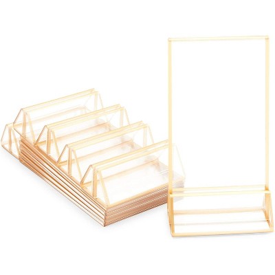 Azar Displays Clear Acrylic Desk File Holder- Large, 4-pack : Target