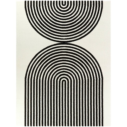 7'10"x10' Honnecourt Contemporary Geometric Rug White - Balta Rugs : Target