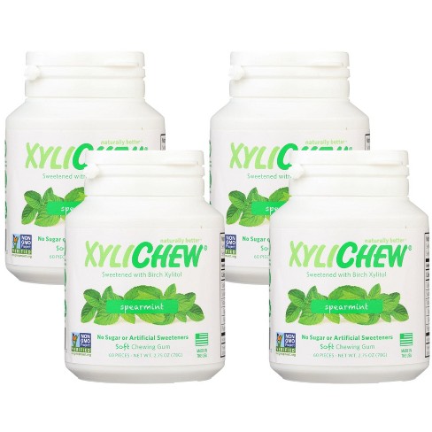 Xylichew Spearmint Soft Chewing Gum - Case Of 4/60 Ct : Target