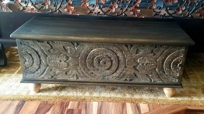 Fossil Ridge Storage Bench Beige - Signature Design By Ashley : Target