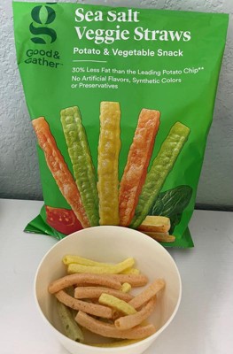 Sea Salt Veggie Straws - 7oz - Good & Gather™ : Target