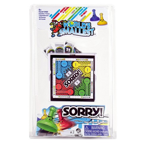 Super Impulse Worlds Smallest Sorry Board Game : Target