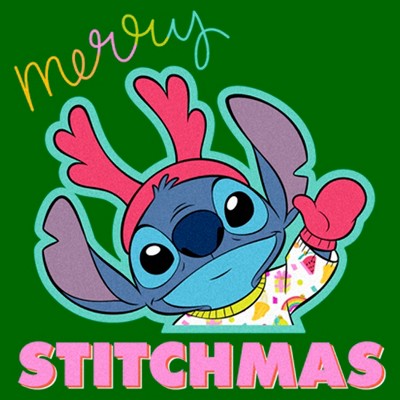 Men's Lilo & Stitch Merry Stitchmas Sweatshirt : Target