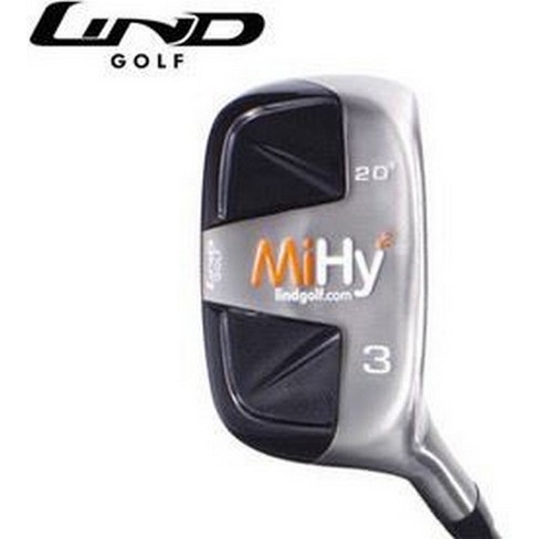 Lind Golf Mihy Square Black Left Hand Hybrid Rescue Wood, Graphite ...