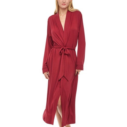 Adr Women's Classic Soft Knit Long Lounge Robe With Pockets : Target