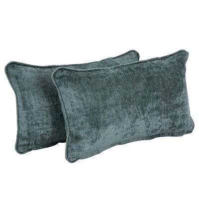 Blazing Needles Indoor Throw Pillows Grey Solid : Target