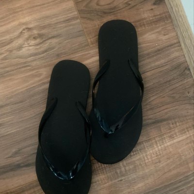 Women's Sydney Flip Flop Sandals - Shade & Shore™ Black 8 : Target