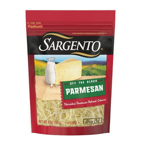 Sargento Natural Parmesan Shredded Cheese - 5oz : Target
