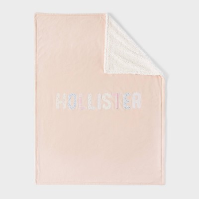 Cozy Hollister Logo Blanket Pink - The Hollister Collection at Target ...