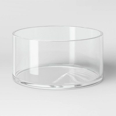 Diamond Star Three Part Glass Bowl Tower With Lid Clear (12"x4.5") : Target
