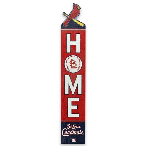 Mlb St. Louis Cardinals Home Vertical Porch Leaner Wood Wall Decor : Target