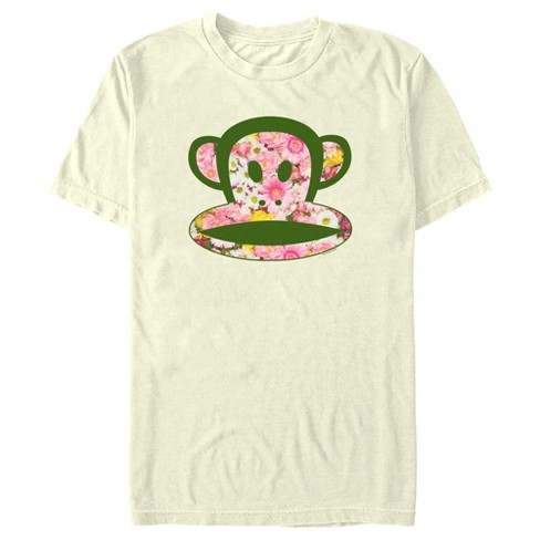 Men's Paul Frank Floral Julius The Monkey T-shirt - Beige - Large : Target