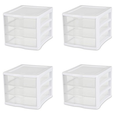 Sterilite Small 5 Drawer Desktop Storage Unit, Tabletop Organizer For ...