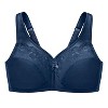 Glamorise Womens Magiclift Minimizer Wirefree Bra 1003 Blue 48c : Target