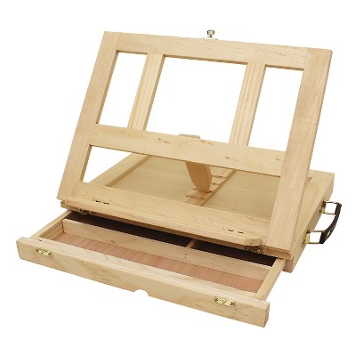 Meeden Heavy-duty Tabletop Studio H-frame Wooden Easel-solid Beech Wood ...