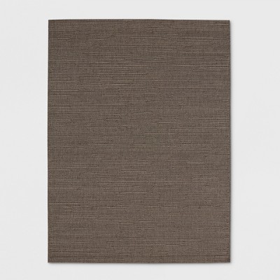 Basketweave Outdoor Rug Coffee - Threshold™ : Target