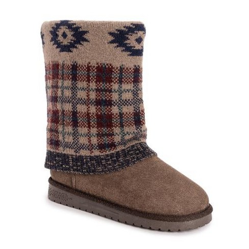 Muk Luks Women's Cheryl Boot, Timberwolf, 7 : Target