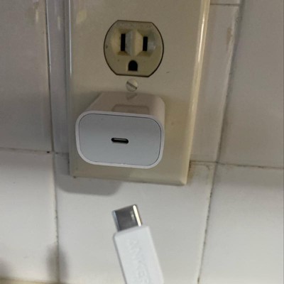Anker 10' 60w Braided Usb-c To Usb-c Max Fast Charging Cable - White ...