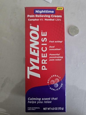 Tylenol Topical Analgesic Night-Time Pain Relieving Cream - 4 fl oz ...