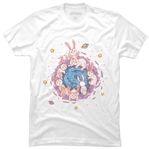 Men's Design By Humans Rabbit Hole By Chofy87 T-shirt - White - Large ...