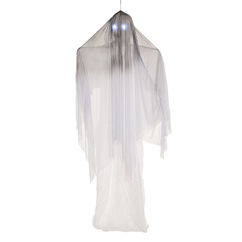 Sunstar Fllying Ghost Led Lighted Animated Halloween Decoration - 12 Ft ...