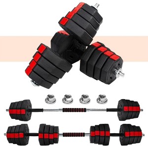 Yes4All Adjustable Dumbbell Set, Non-Slip Grip Free Weights, 66 lbs ...