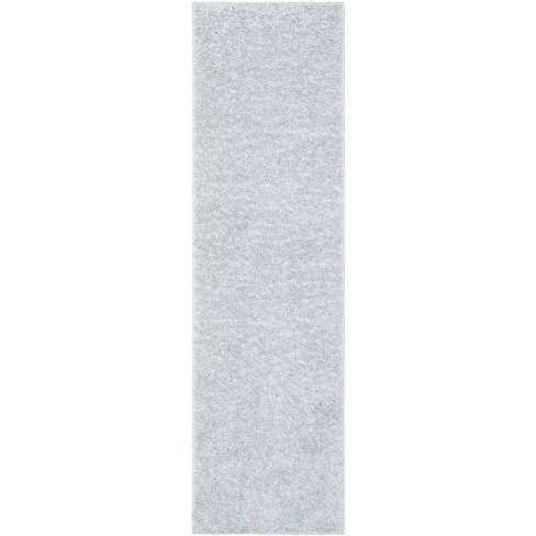 Well Woven Elle Basics Emerson Textured 2'7" X 9'6" Runner Light Grey ...
